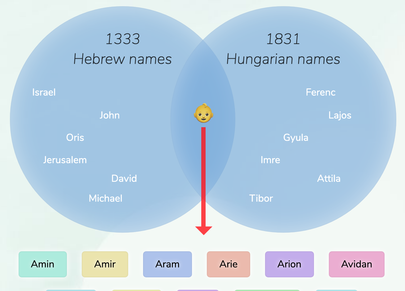 Hebrew-Hungarian names for boys