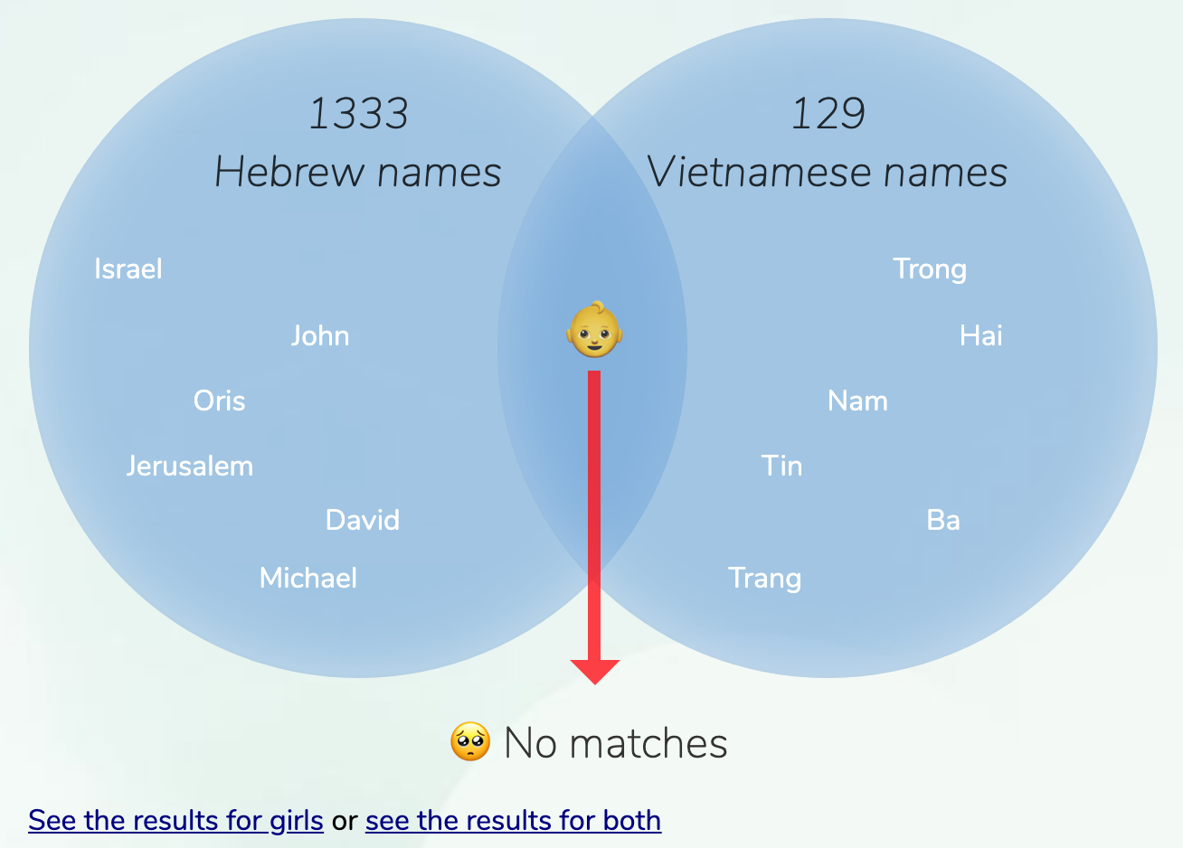 Hebrew-Vietnamese names for boys