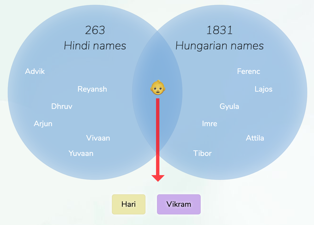 Hindi-Hungarian names for boys